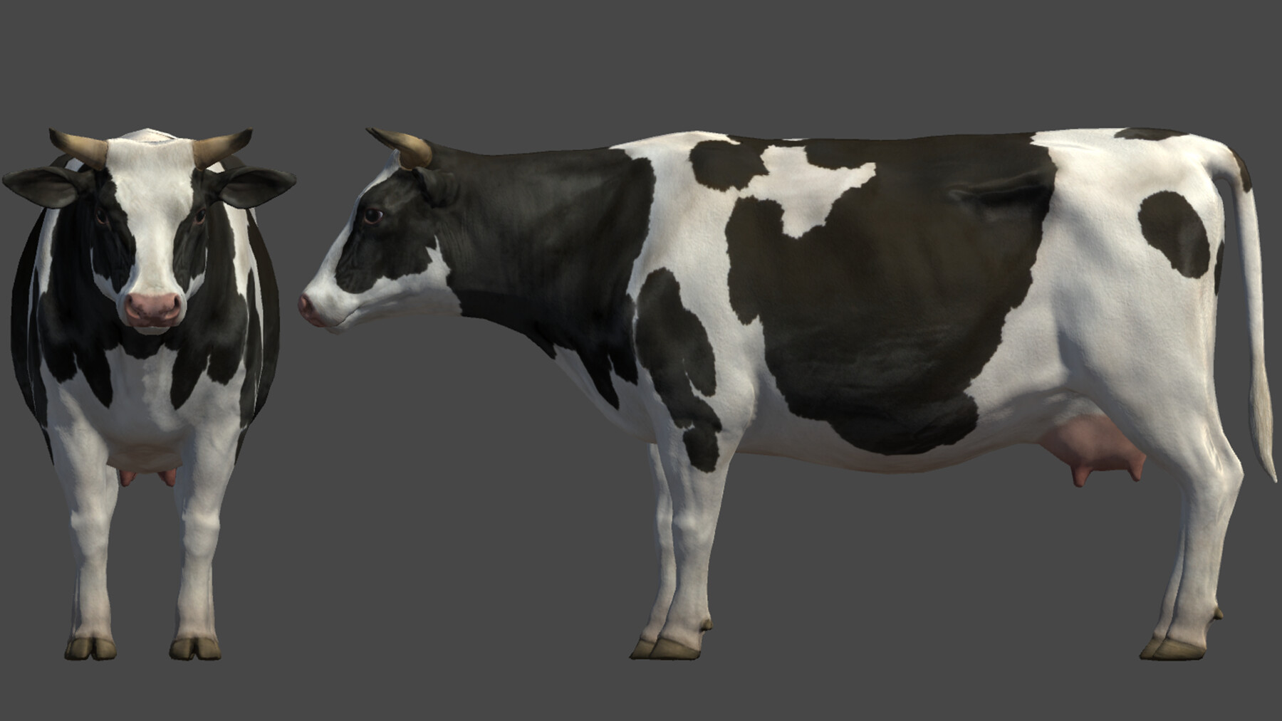 ArtStation - Cow | Game Assets