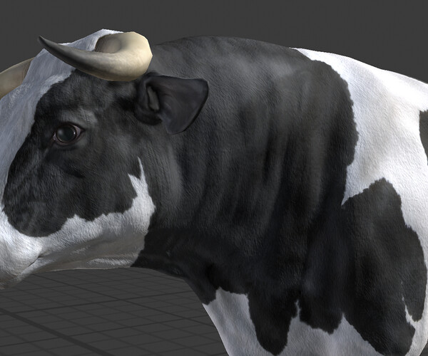 ArtStation - Bull | Game Assets