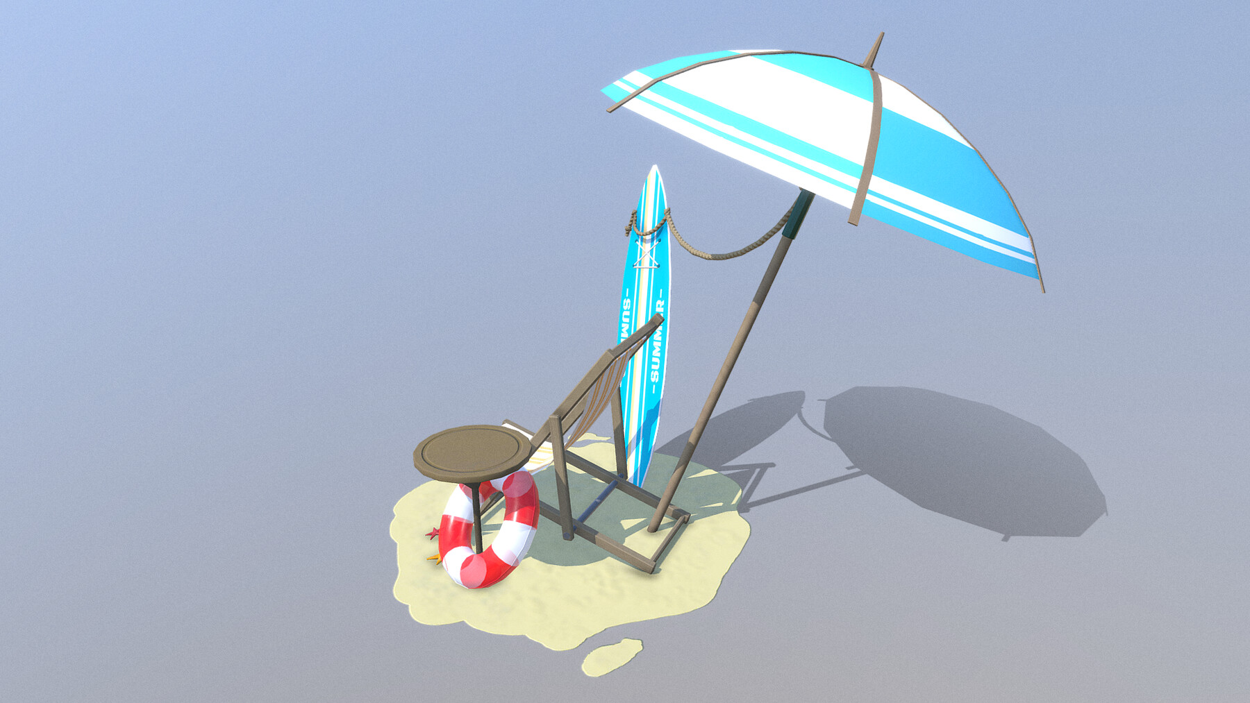 ArtStation - Beach Scene | Game Assets