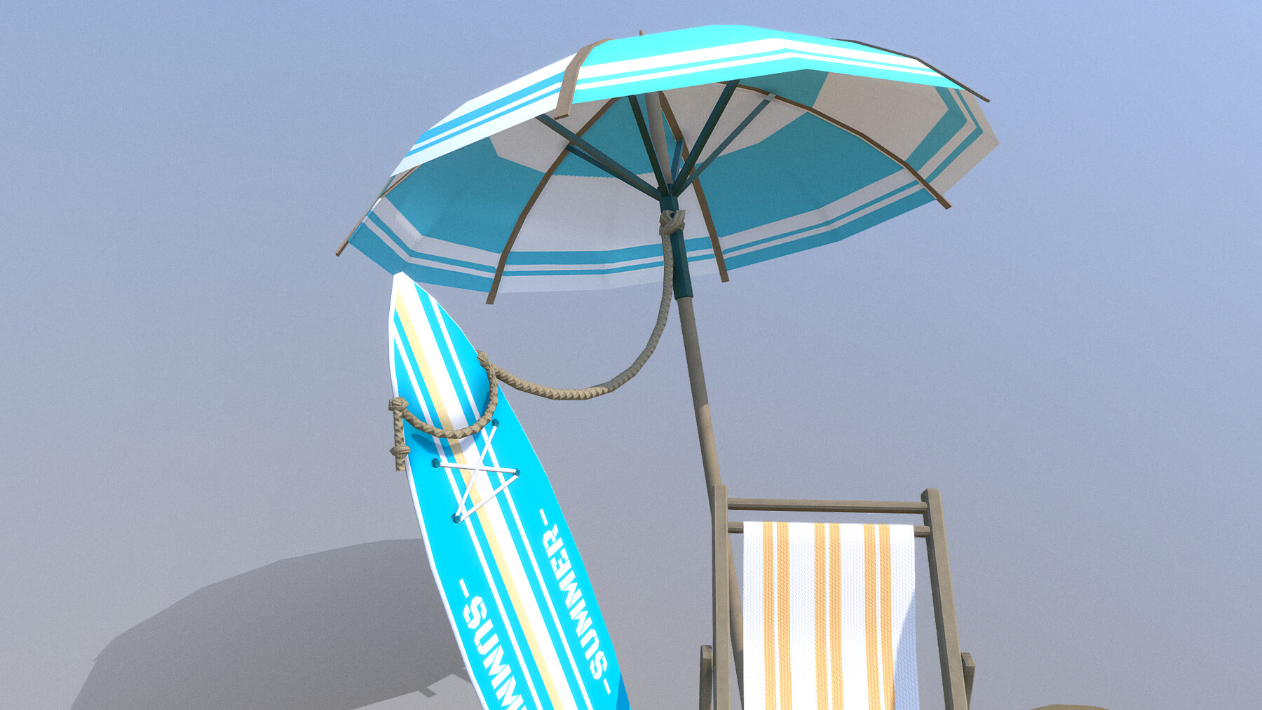 ArtStation - Beach Scene | Game Assets