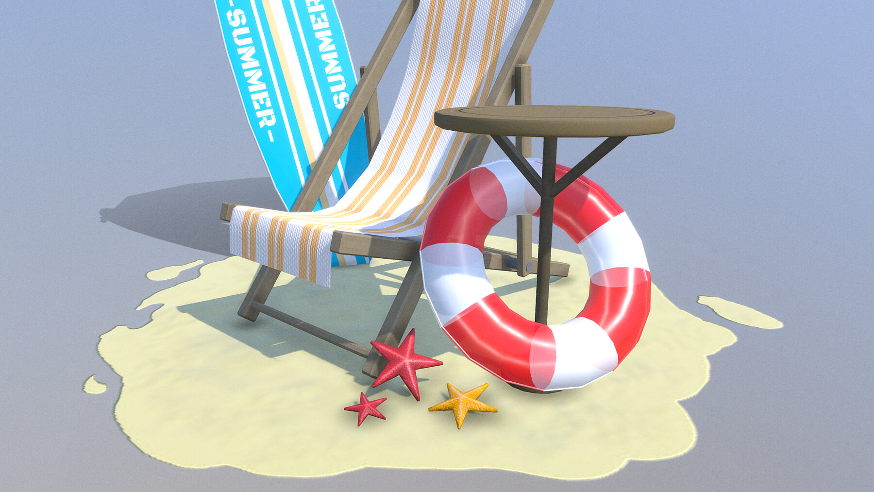 ArtStation - Beach Scene | Game Assets