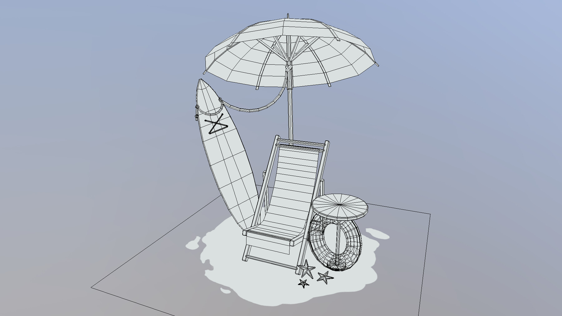 ArtStation - Beach Scene | Game Assets