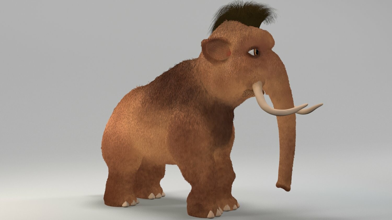 ArtStation - cartoon young mammoth | Game Assets