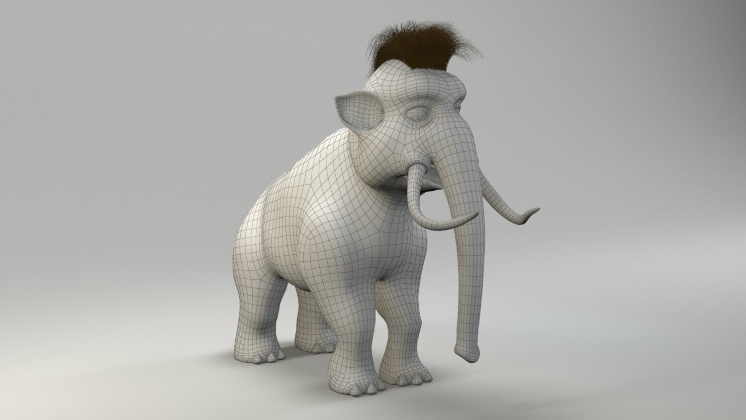 ArtStation - cartoon young mammoth | Game Assets