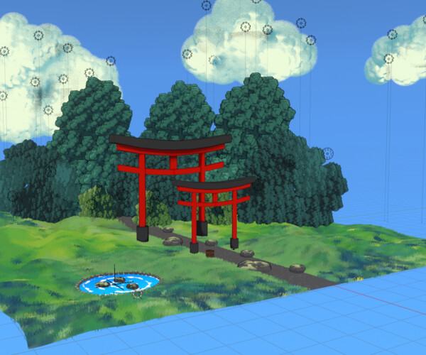 ArtStation - Anime Inspired Enviroment | Game Assets