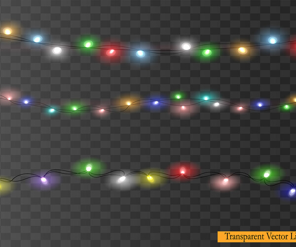 ArtStation - Colored String Lights, EPS Vector file | Artworks