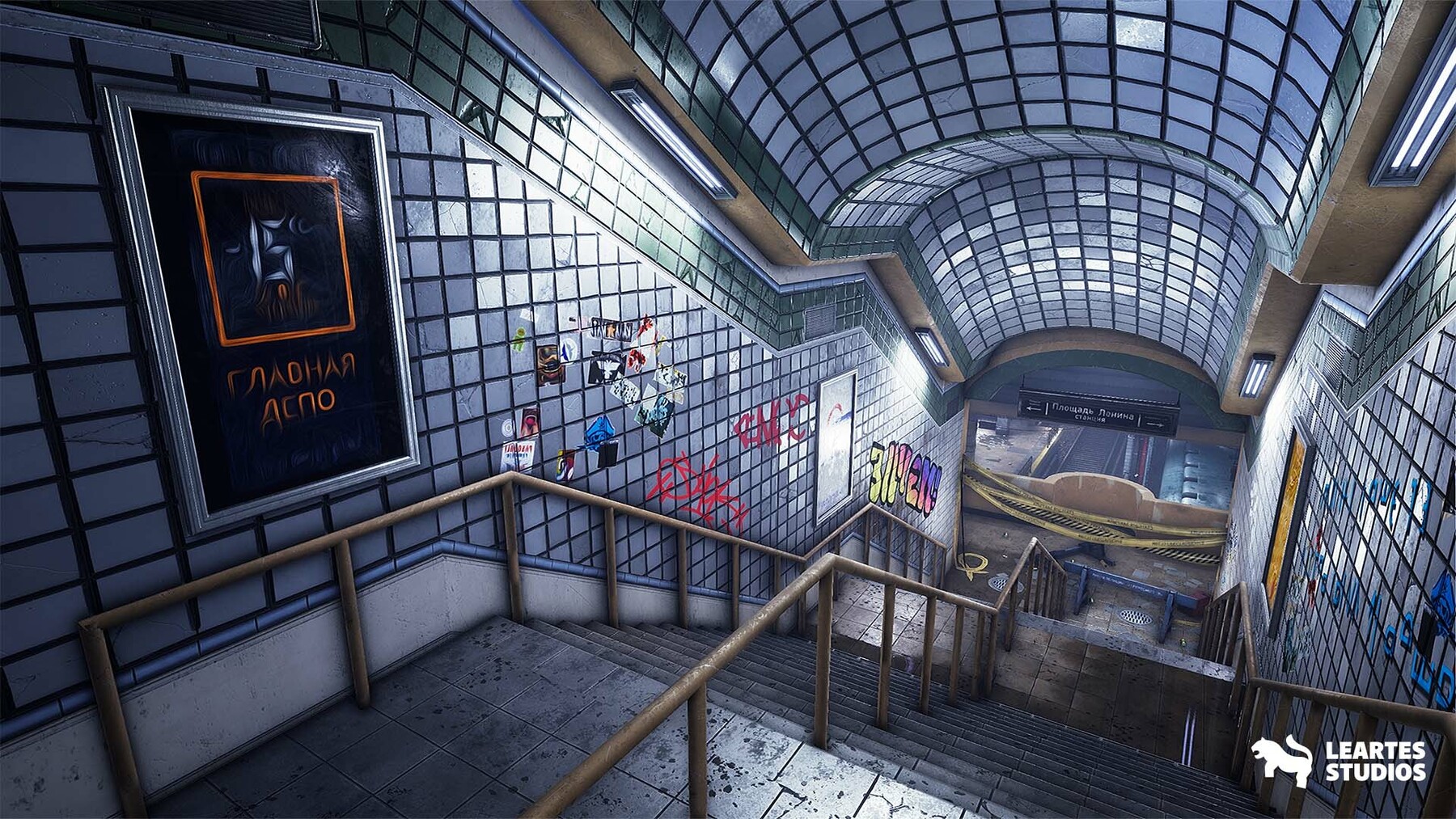 ArtStation - Subway Station Environment | Game Assets