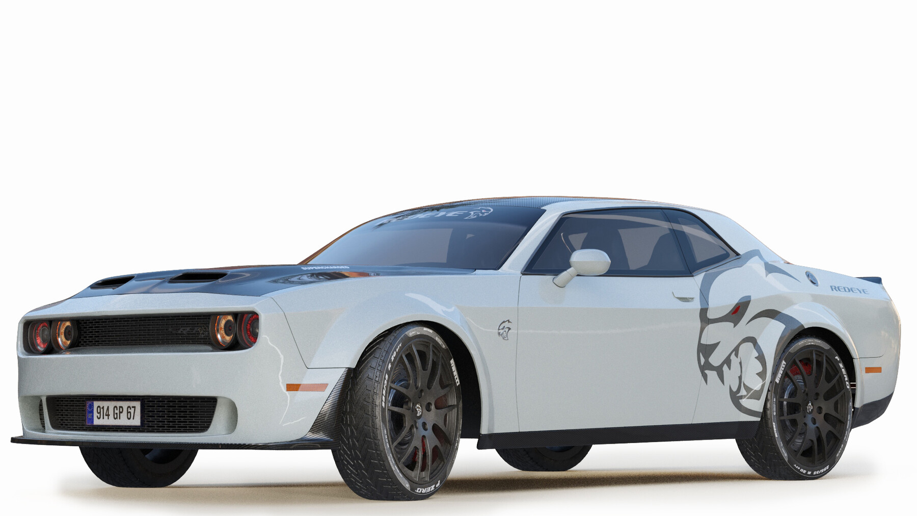 ArtStation - Dodge Challenger Hellcat Redeye | Resources