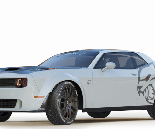 ArtStation - Dodge Challenger Hellcat Redeye | Resources