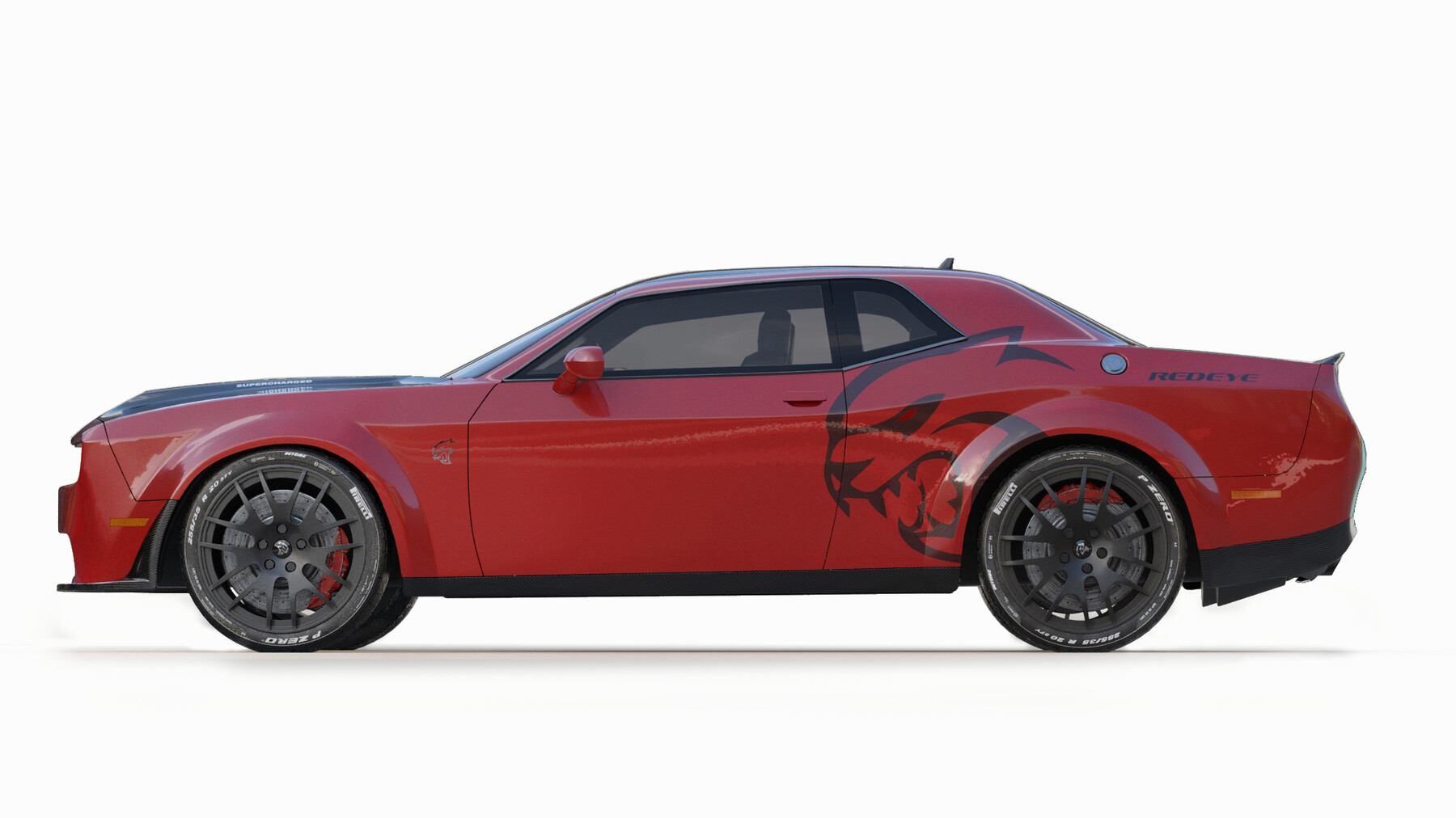 ArtStation - Dodge Challenger Hellcat Redeye | Resources