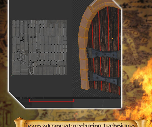 ArtStation - Blender 3 to Unreal Engine 5 Dungeon Modular Kitbash | Tutorials