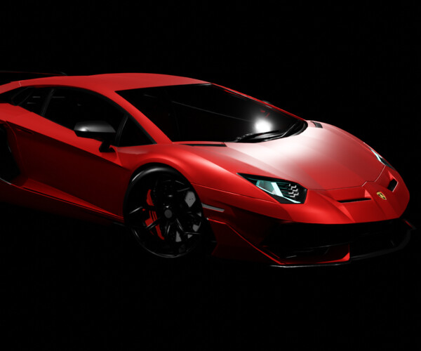 ArtStation - LAMBORGHINI AVENTADOR 770 HP GAME READY LOW POLY MODEL ...