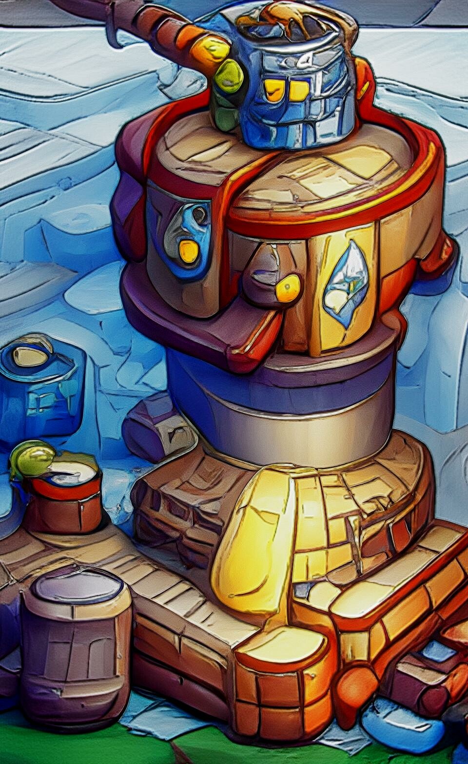 ArtStation - Epic Factory Mobile Game Design 1k background for Mobile ...