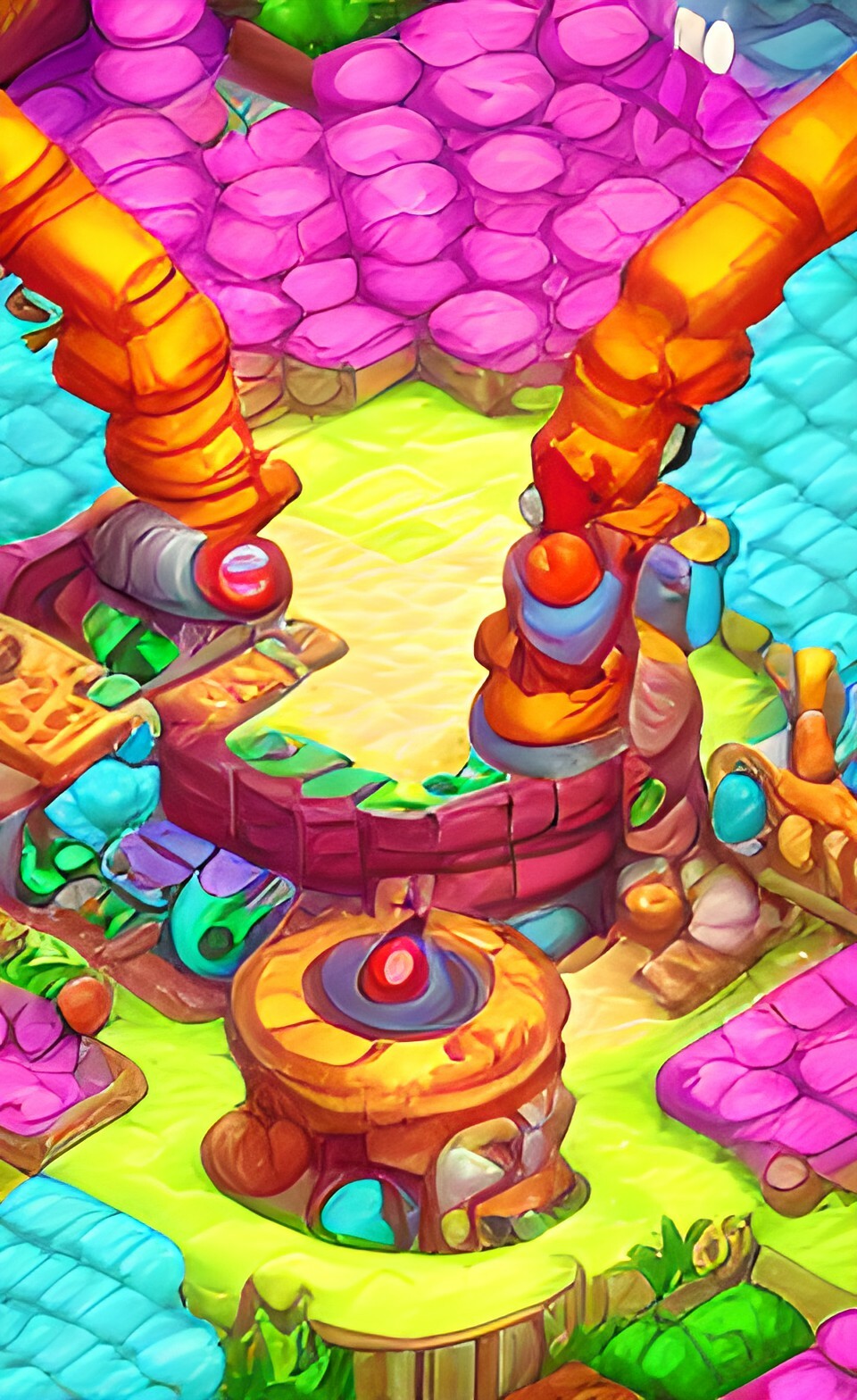 ArtStation - Epic Factory Mobile Game Design 1k background for Mobile ...