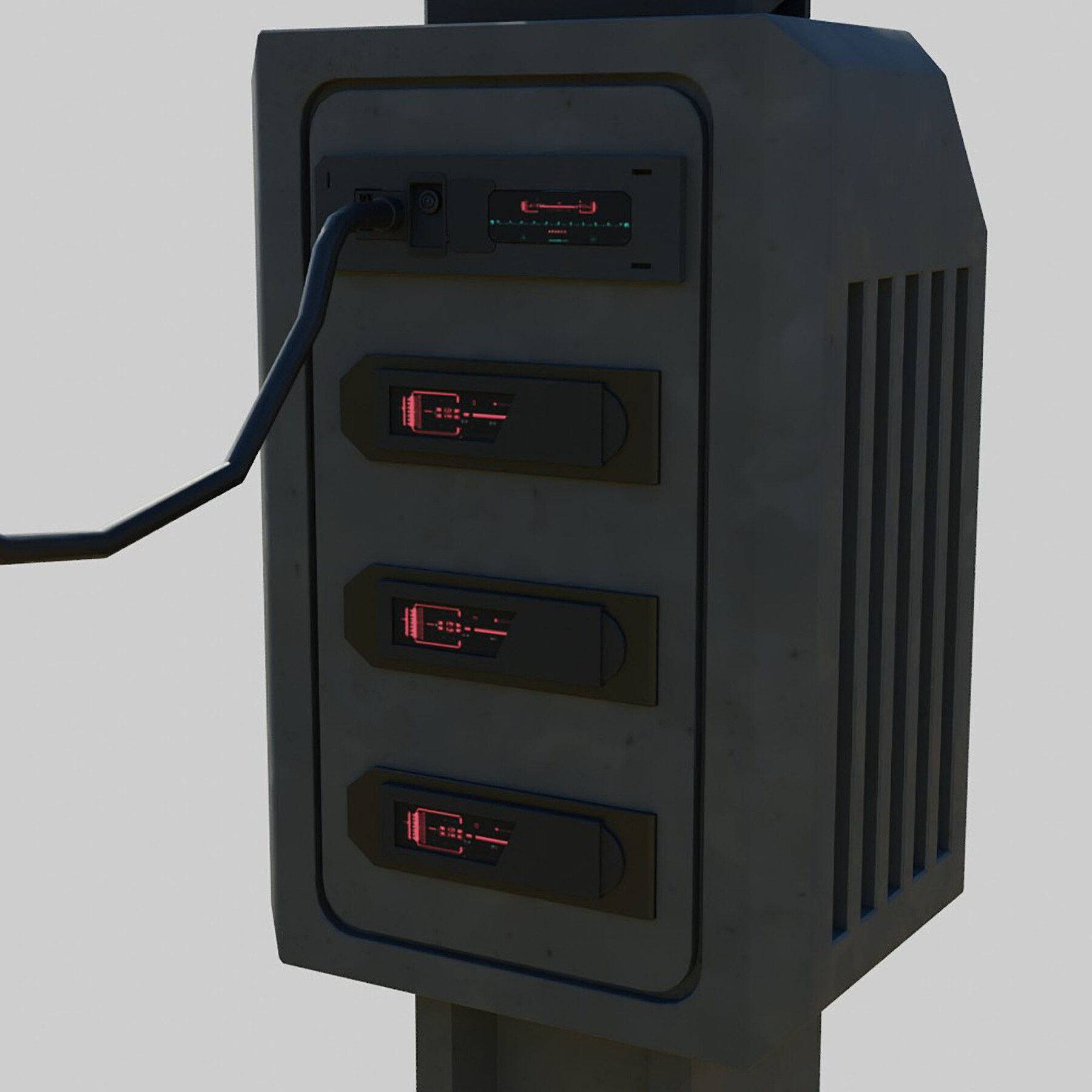 ArtStation - Cyberpunk Street Lamp | Resources