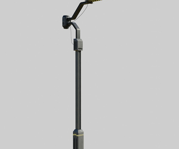 ArtStation - Cyberpunk Street Lamp | Resources