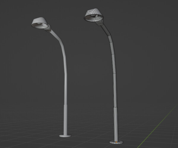 ArtStation - Poste de Luz - Lamp Post | Game Assets