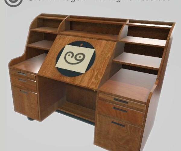 ArtStation - Old Animation Desk | Game Assets