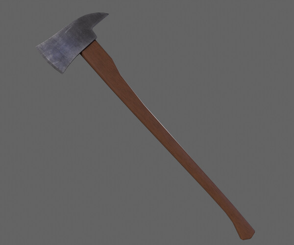 ArtStation - PBR Fire Axe V2c | Game Assets