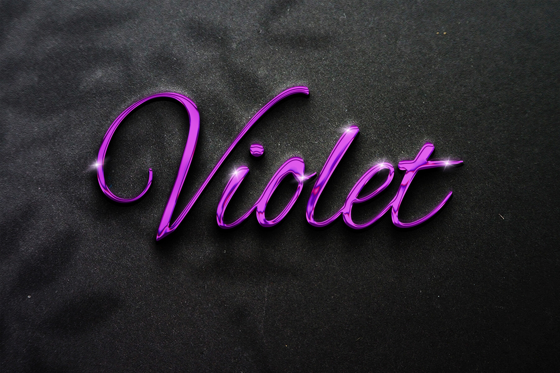 ArtStation - Violet PSD fully editable text effect. Layer style PSD ...