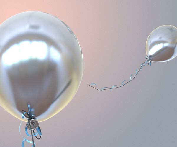 ArtStation - Balloon metallic colored | Resources