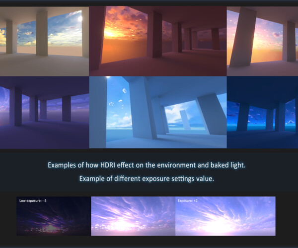 ArtStation - Cartoon & Stylized HDRI sky Pack 02 | Resources