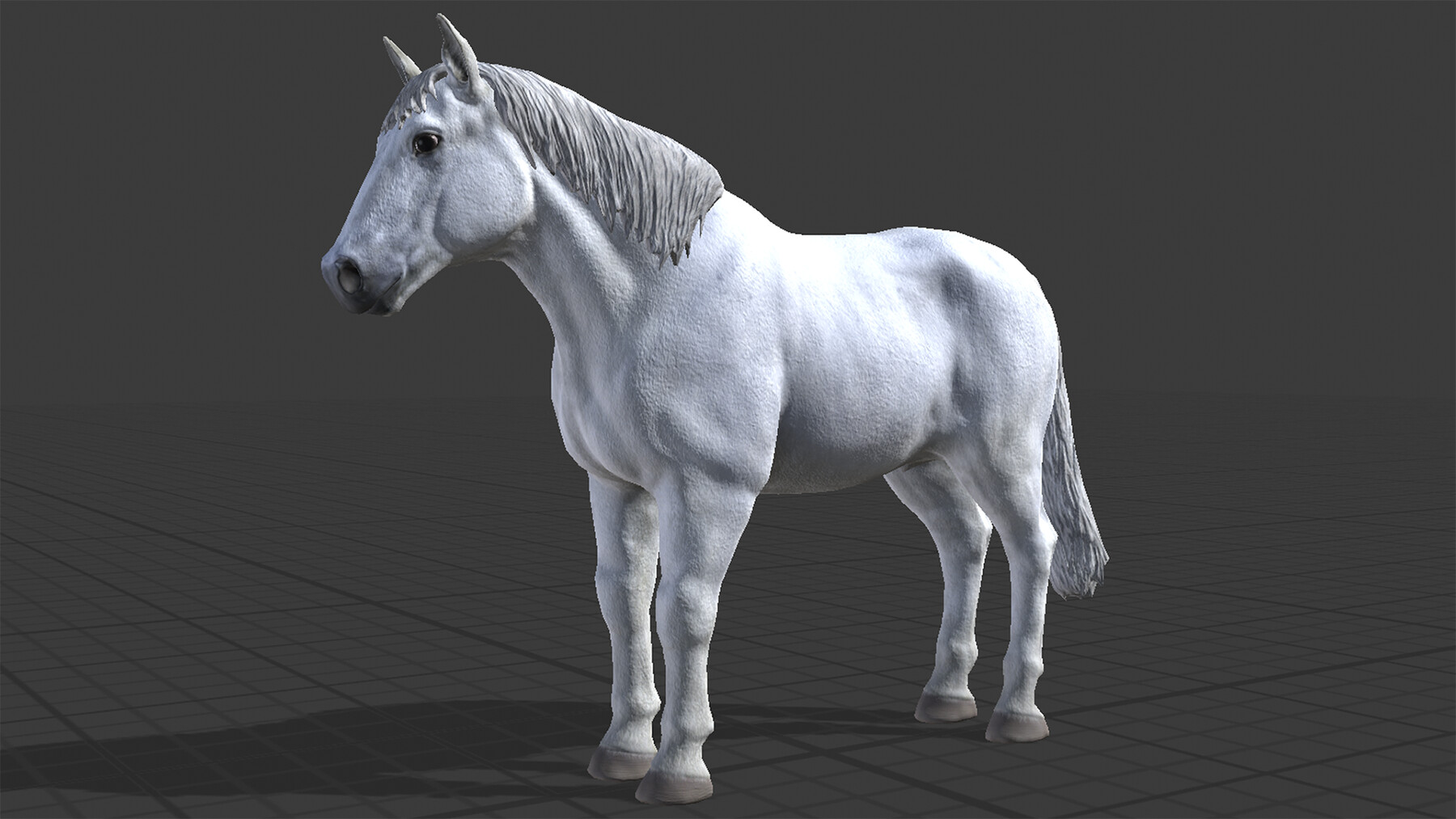 ArtStation - Horse Stallion | Game Assets