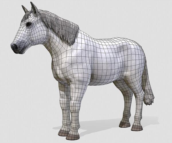 ArtStation - Horse Stallion | Game Assets