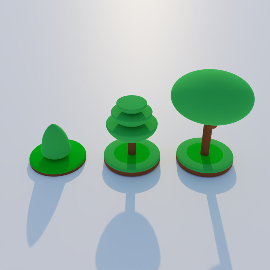 ArtStation - Isometric tree | Game Assets