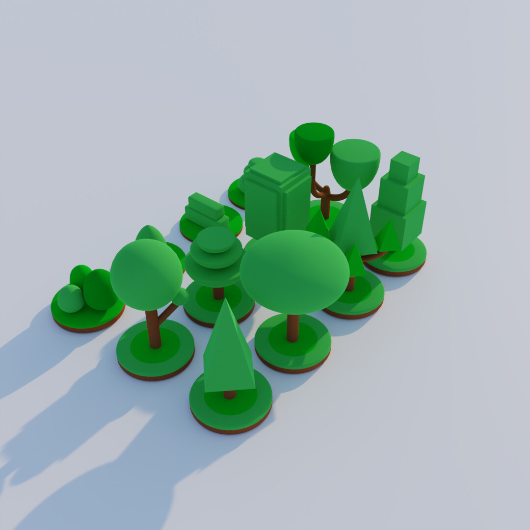 ArtStation - Isometric tree | Game Assets