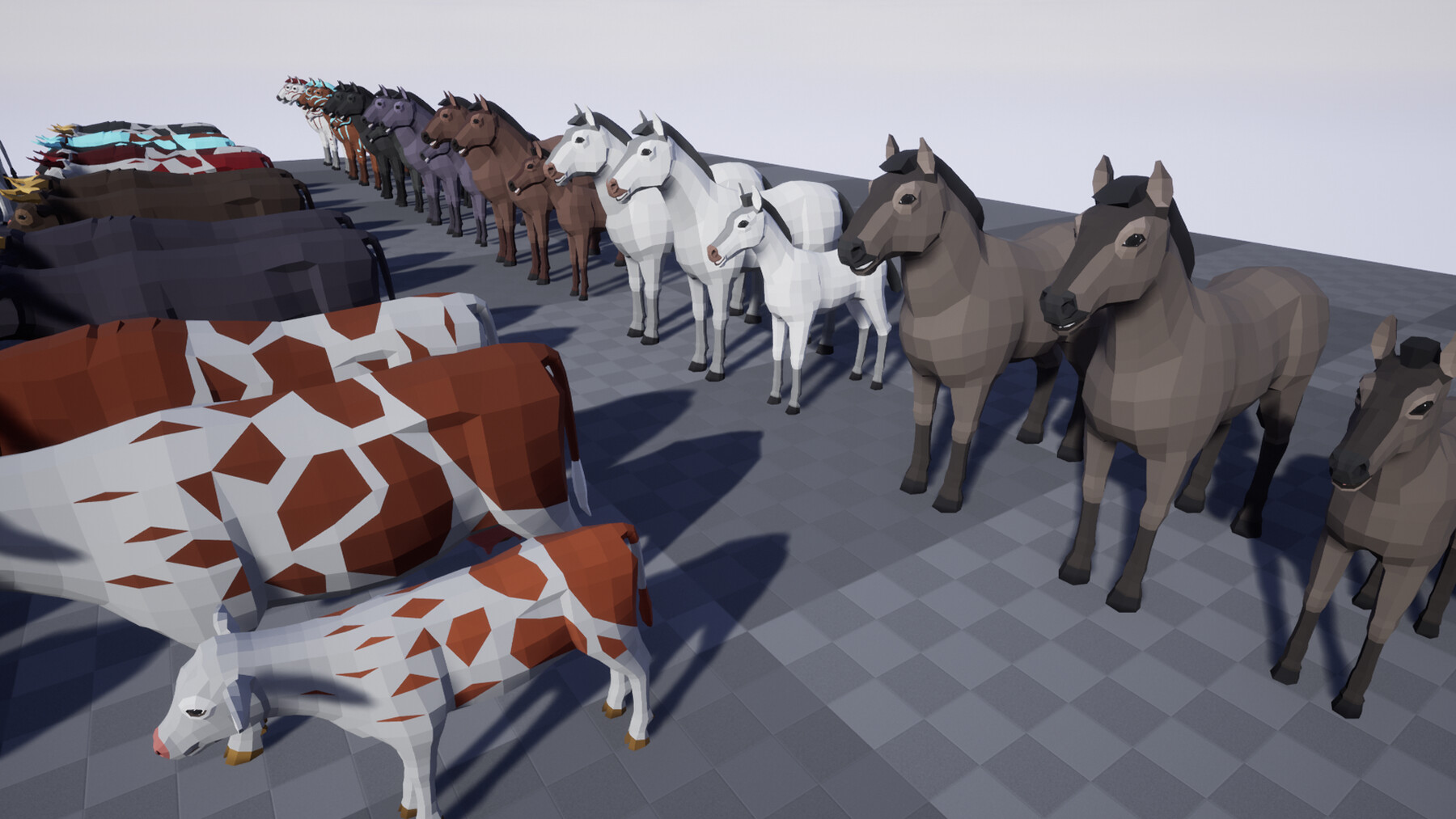 ArtStation - LowPoly Farm Animals | Game Assets