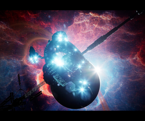 Artstation Animated Nebula Space Scene For Unreal Engine 5 Game Assets