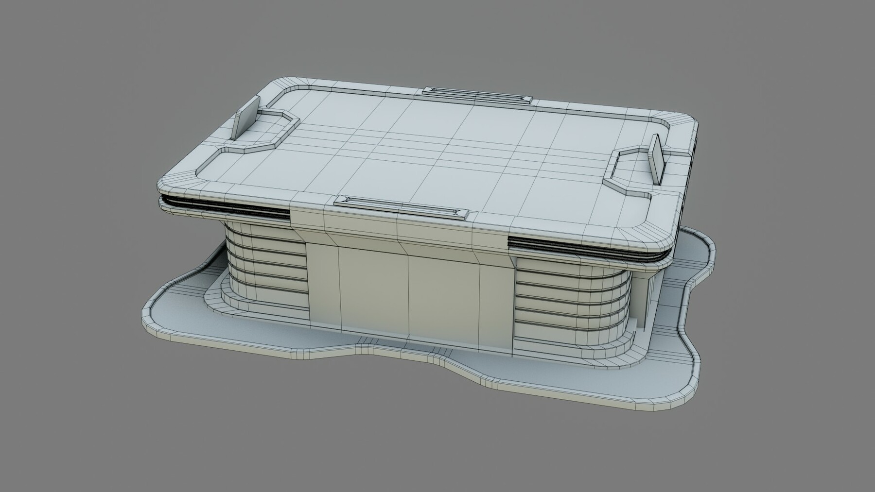 ArtStation - Sci-fi Work Bench - Low poly - PBR - Game ready | Game Assets