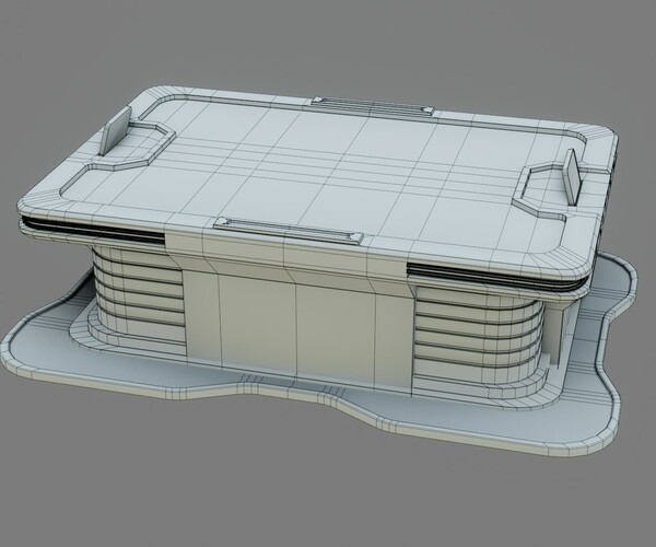 ArtStation - Sci-fi Work Bench - Low poly - PBR - Game ready | Game Assets