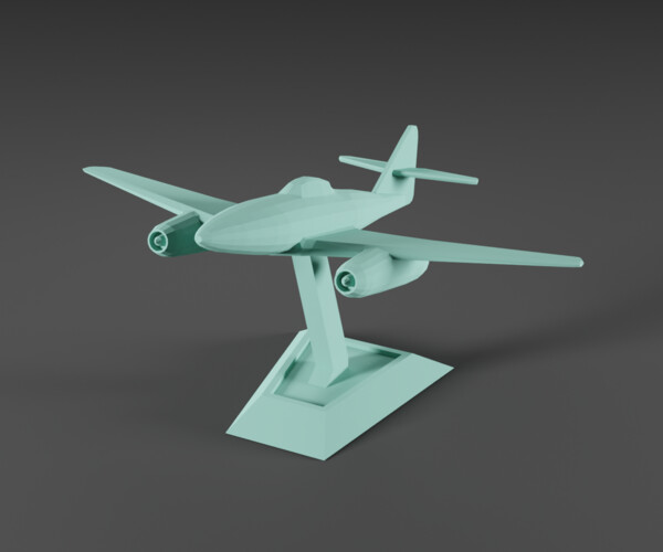 ArtStation - Me 262 Plane 3D print model | Resources