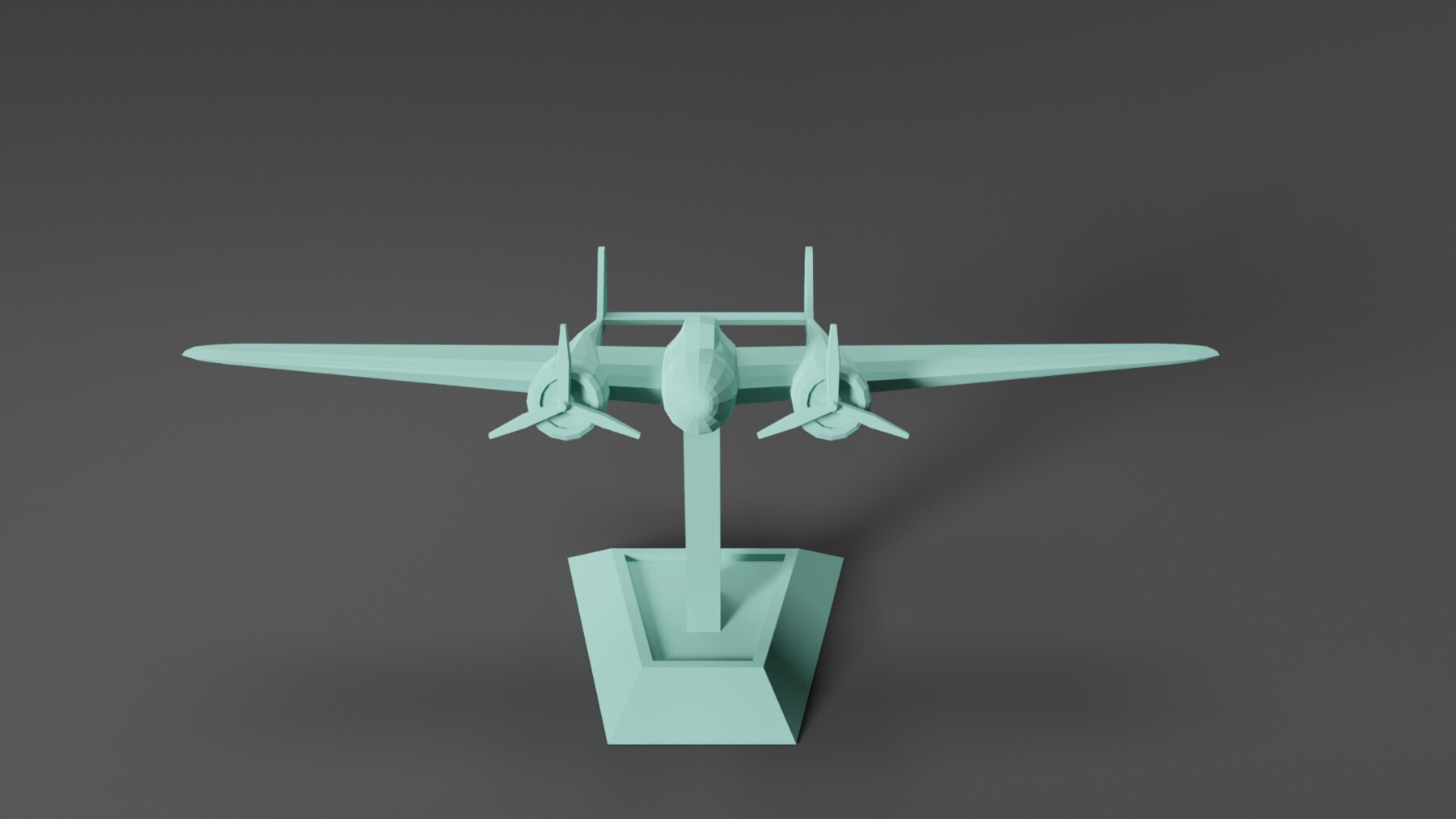 ArtStation - Fokker G-1 Plane 3D print model | Resources