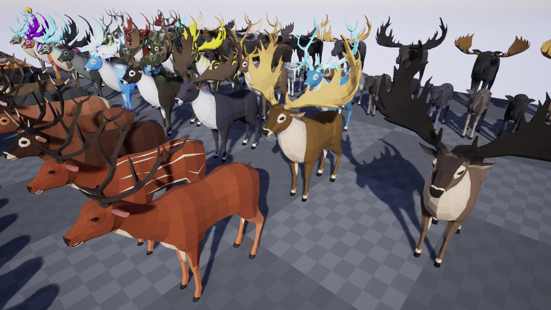 ArtStation - LowPoly Forest Animals pack | Game Assets