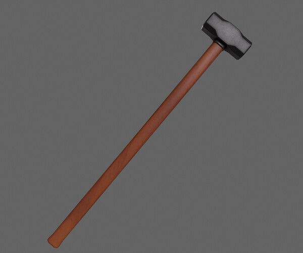 ArtStation - PBR Sledge Hammer V1b | Game Assets