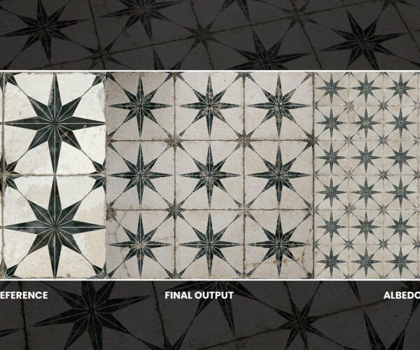 ArtStation - Peronda FS Star Tiles - Game Ready Material (2k/4k) | Game ...