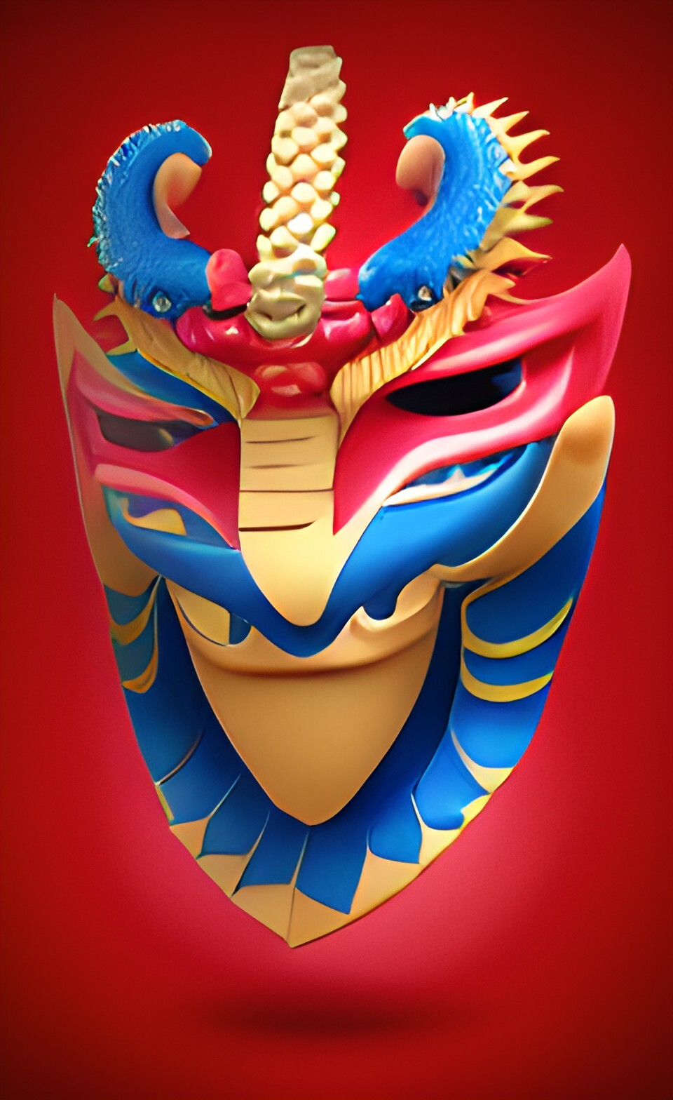 ArtStation - chinese dragon mask Imoogi 1k image pack | Artworks
