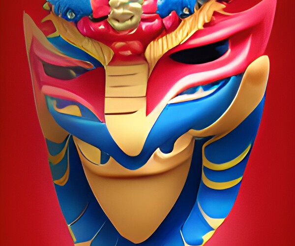ArtStation - chinese dragon mask Imoogi 1k image pack | Artworks