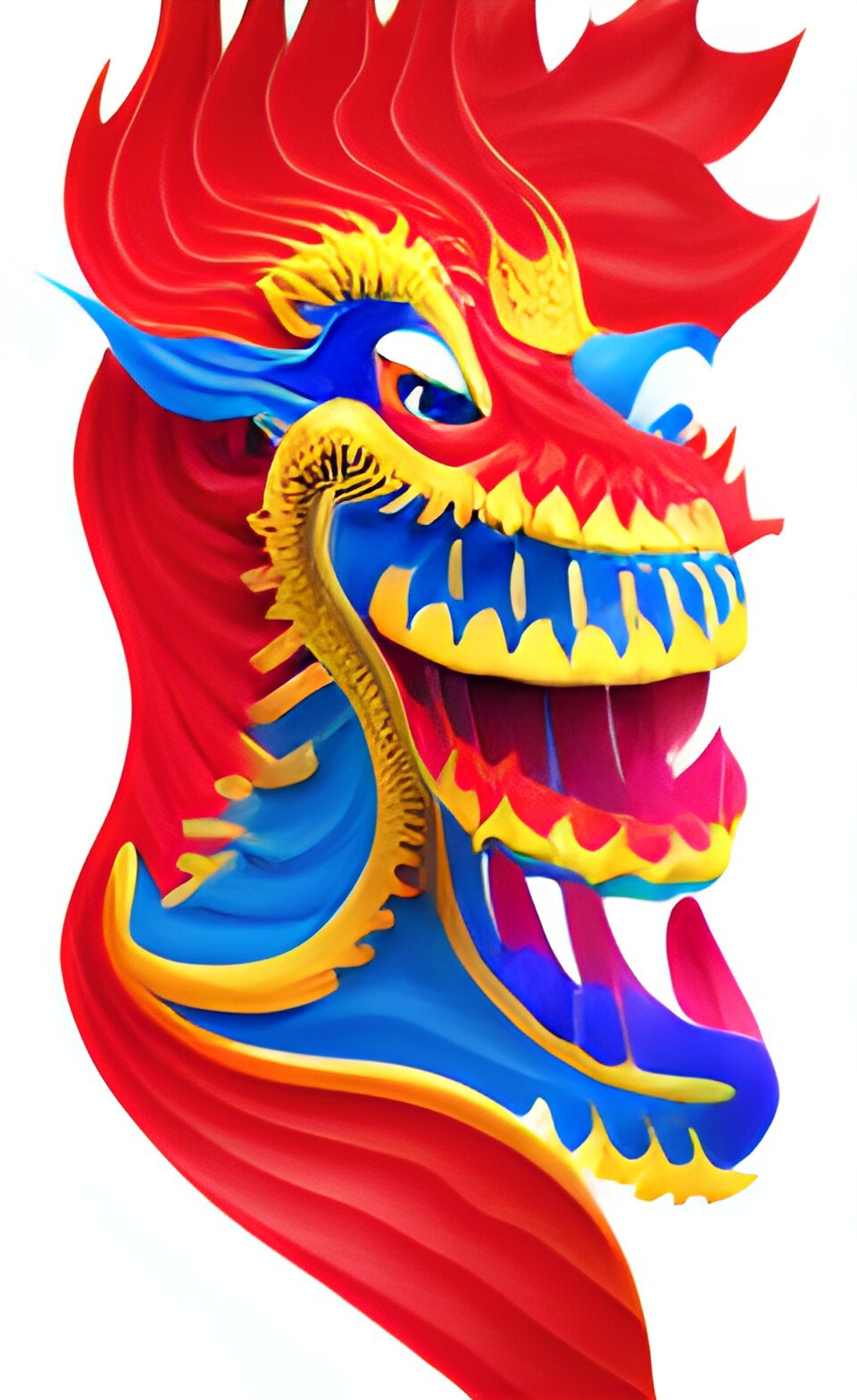 ArtStation - chinese dragon mask Imoogi 1k image pack | Artworks