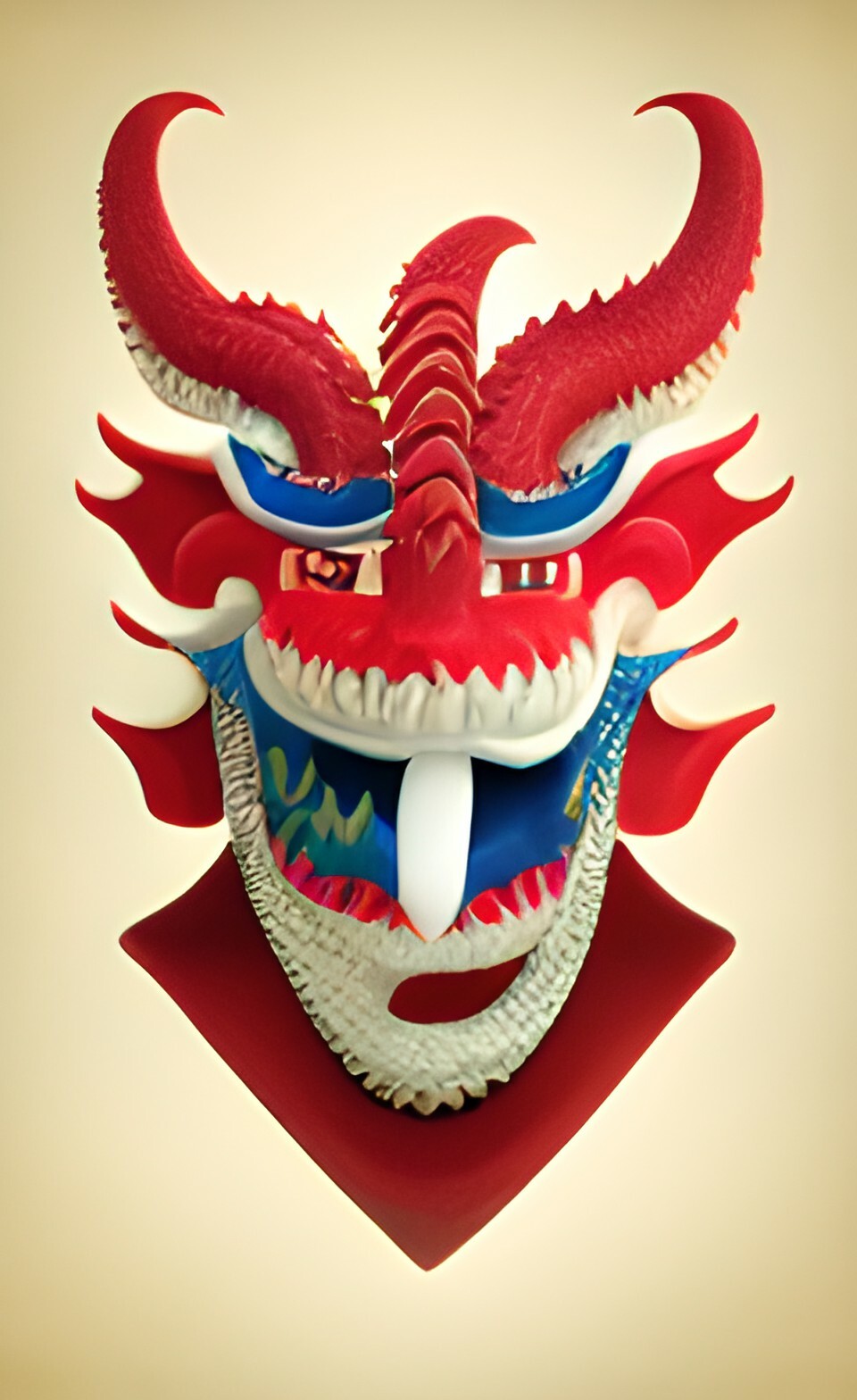 ArtStation - chinese dragon mask Imoogi 1k image pack | Artworks