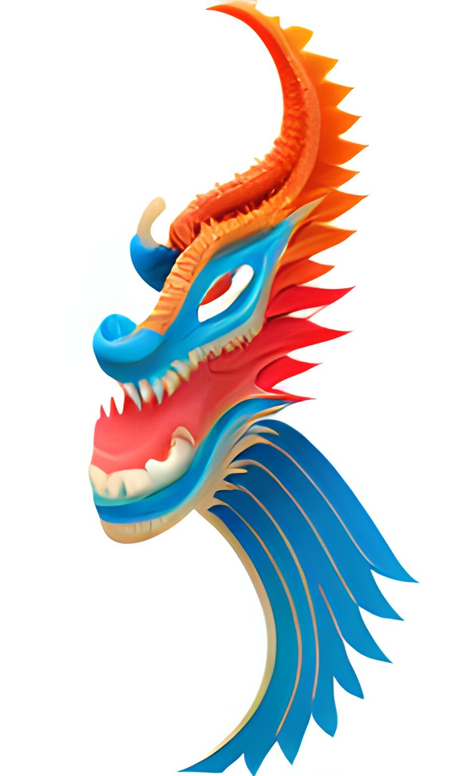 ArtStation - chinese dragon mask Imoogi 1k image pack | Artworks