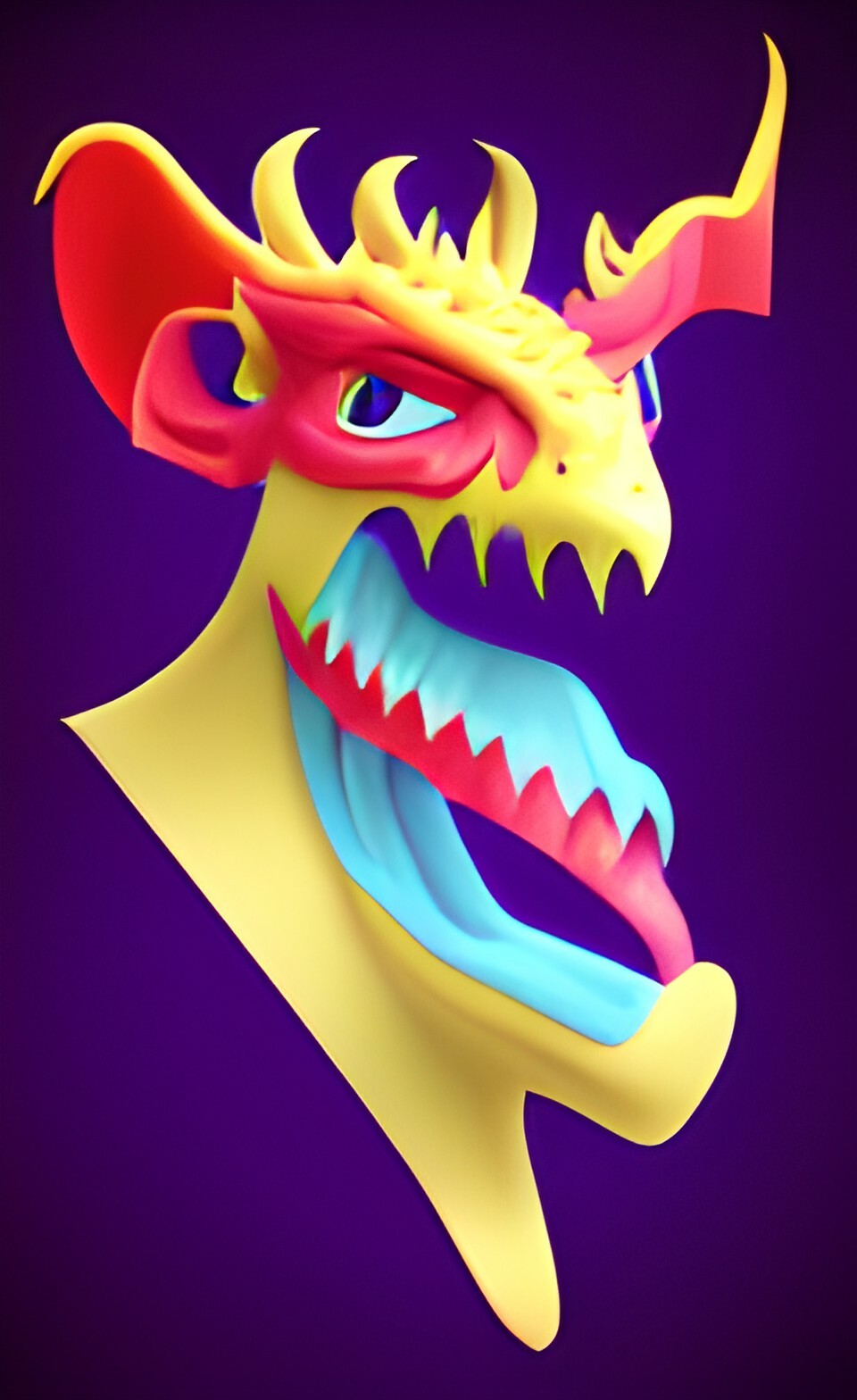 ArtStation - chinese dragon mask Imoogi 1k image pack | Artworks