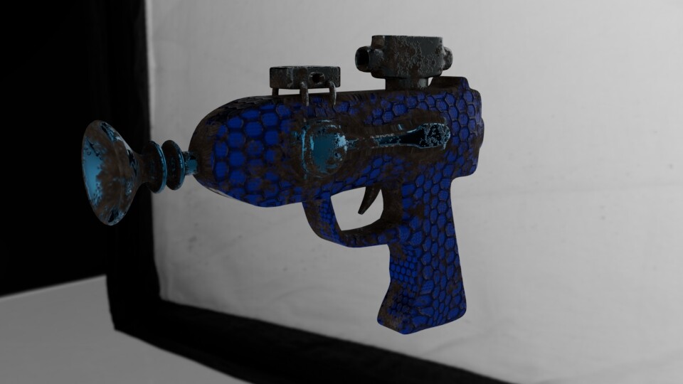 ArtStation - 2 fantasy gun and 4 material | Game Assets