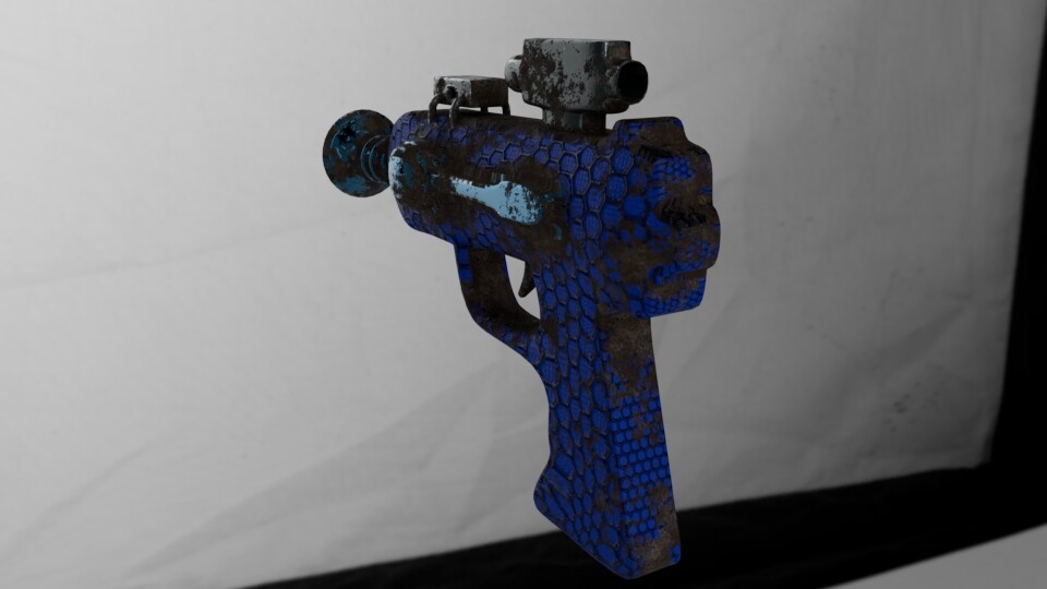 ArtStation - 2 fantasy gun and 4 material | Game Assets