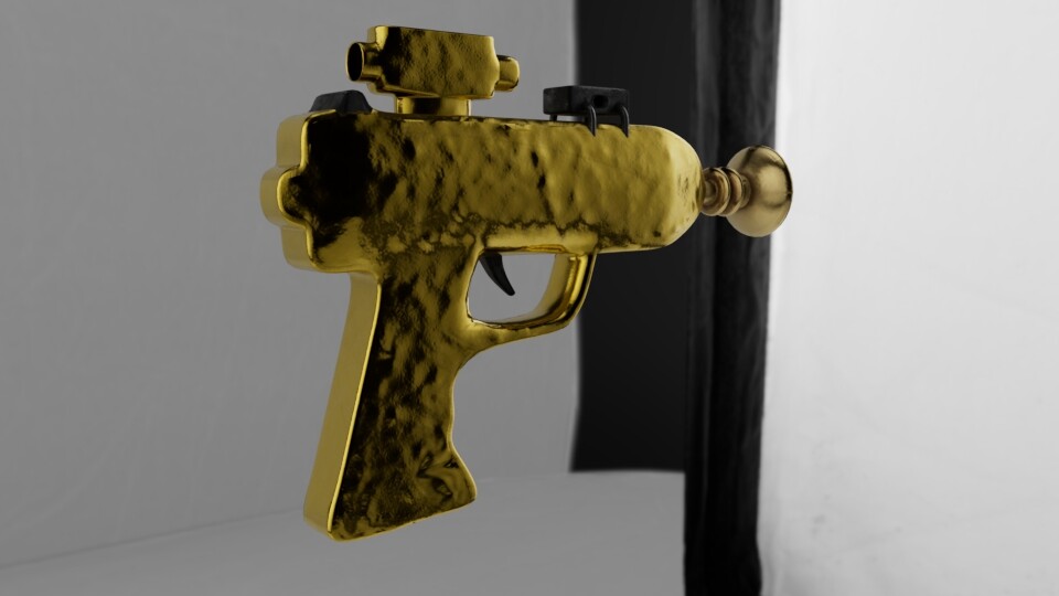 ArtStation - 2 fantasy gun and 4 material | Game Assets