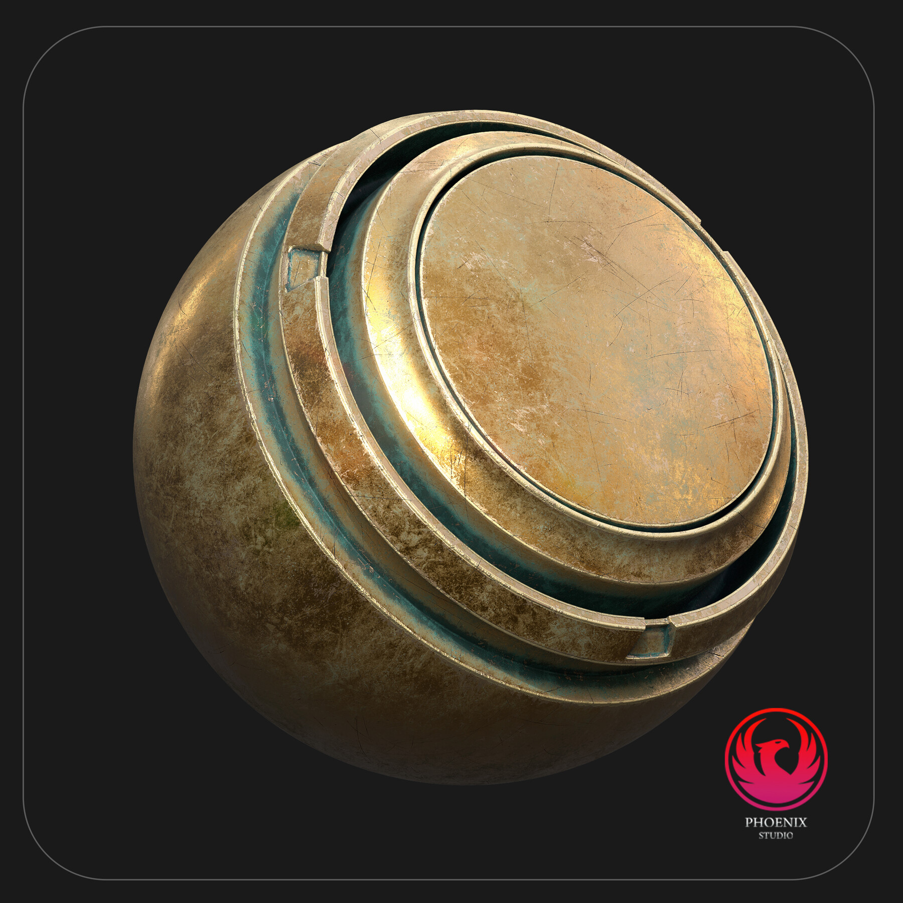 ArtStation - 15 Metal Smart Materials_Vol1 | Game Assets