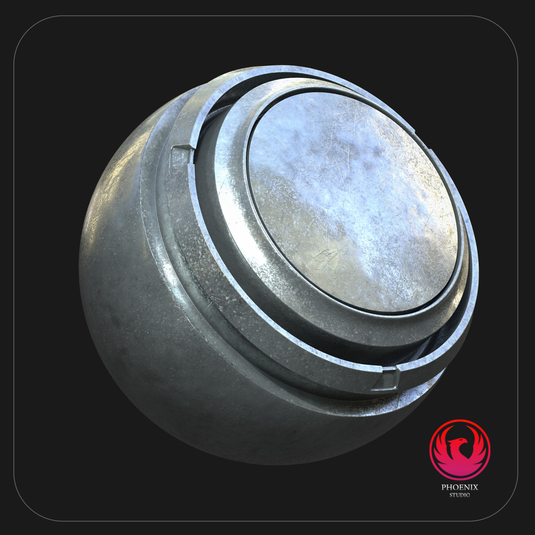 ArtStation - 15 Metal Smart Materials_Vol1 | Game Assets